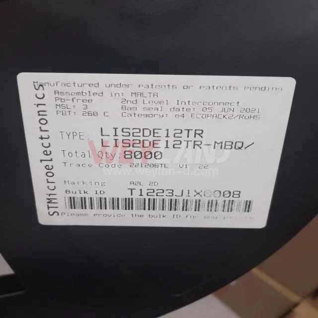 LIS2DE12TR | Weyland - Electronic Components Distributor | weyland